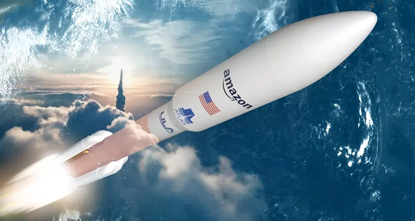 Amazon Launches Kuiper Satellites via ULA’s Atlas V Rocket