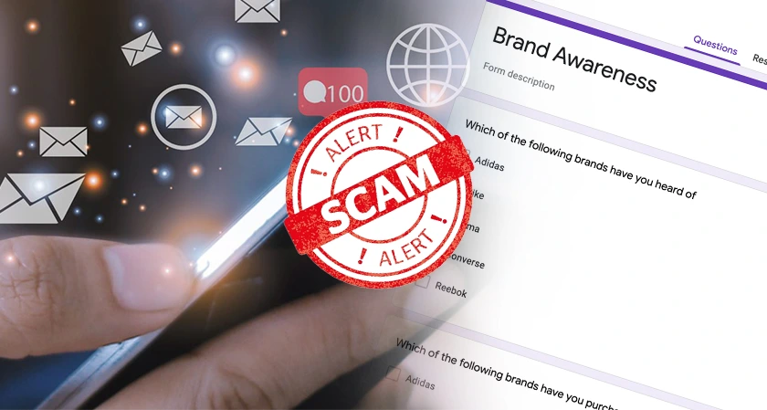 Google forms used BazaCall phishing scammers