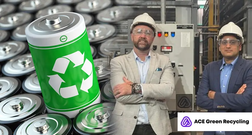 Ace Green & Enecell Sign Long-Term Battery Recycling Deal- Business Fortune