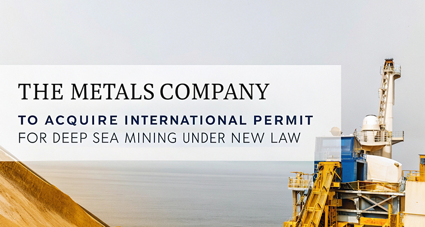 Deep Sea Mining Permit Deal