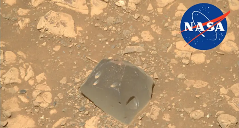 "NASA's Perseverance Finds Skull-Shaped Rock on Mars Hill"